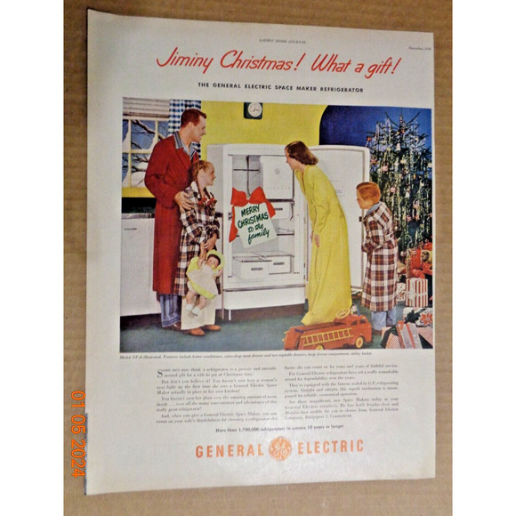 General Electric | Art | Vintage Print Ad 948 For General Electric ...